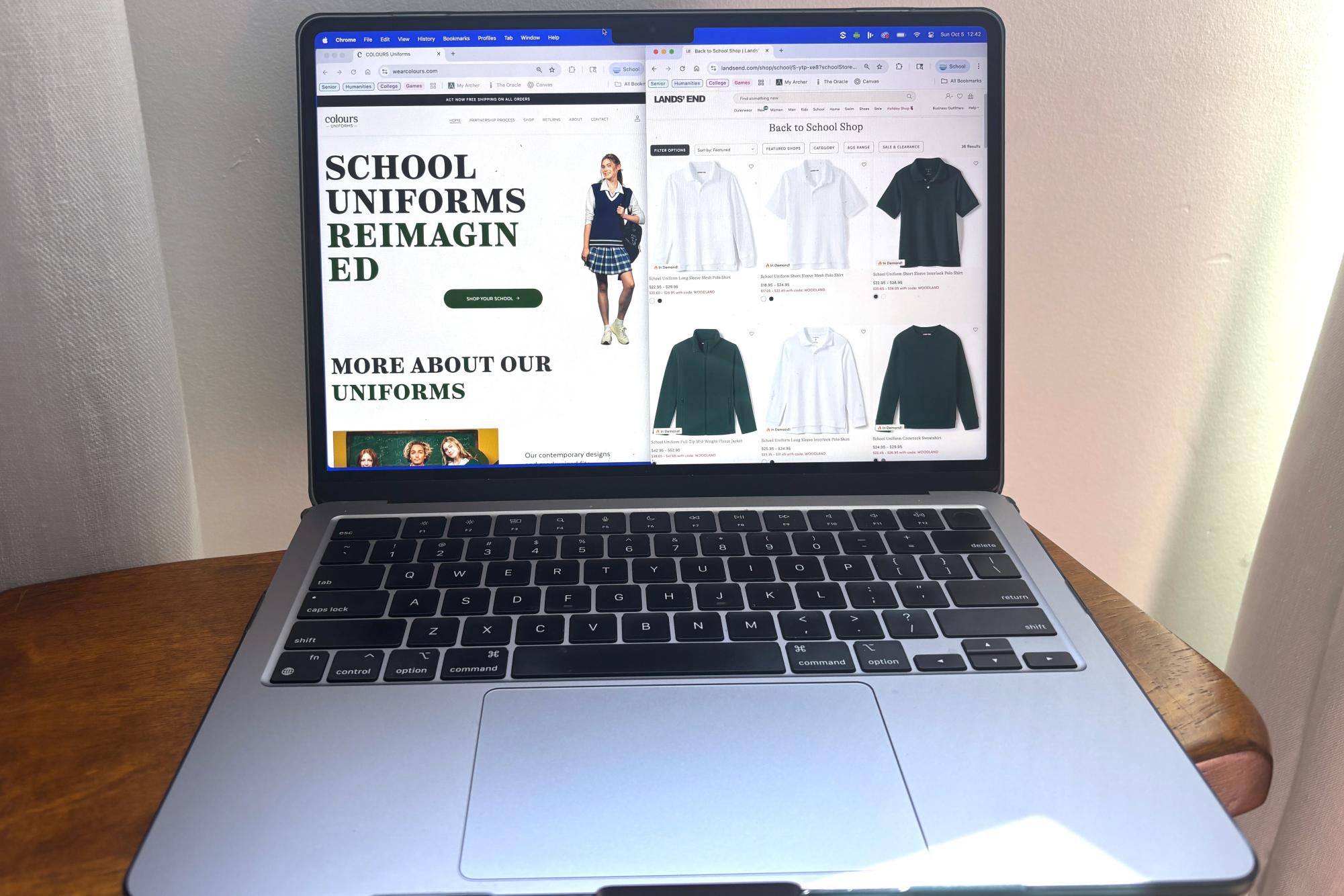 End up at Lands’ End: Partnership with Colours concludes, students ...